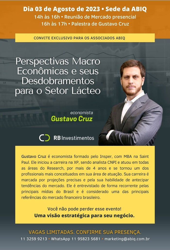 ABIQ convida para palestra Perspectivas Macro Econômicas e seus desdobramentos para o setor ...